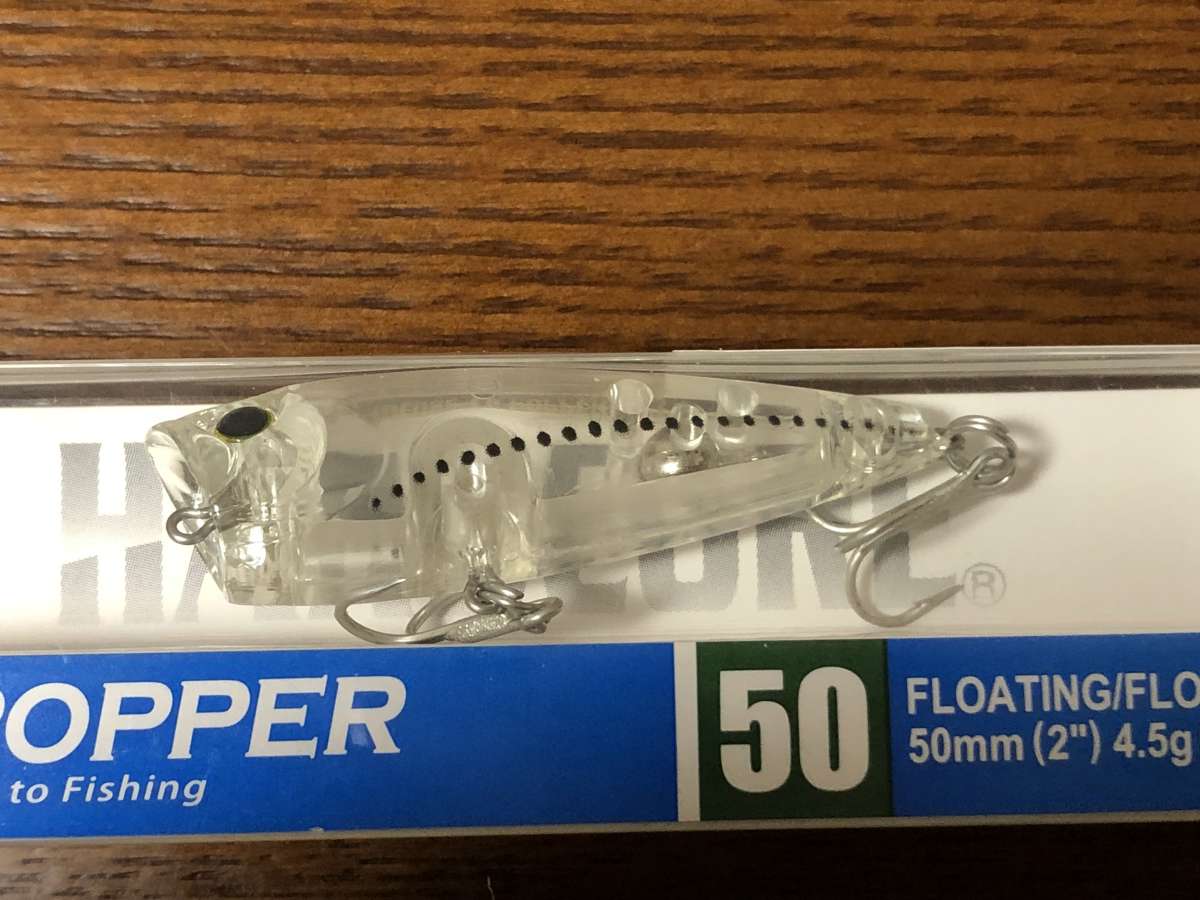 DUEL LGポッパー ポッパー初使用で、水面バイトに興奮 | とりごなるキャンプな気持ち